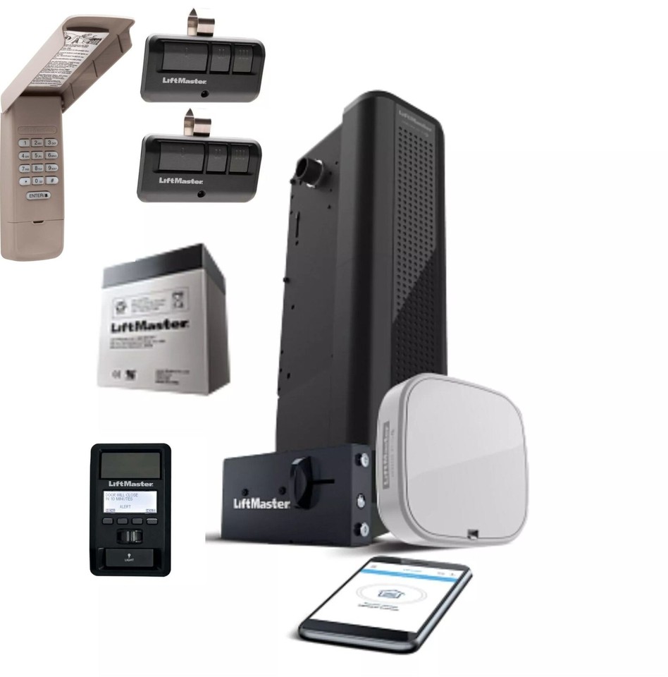 LiftMaster 98032 DC Heavy Duty Wall Mount Sectional Garage Door Opener ...