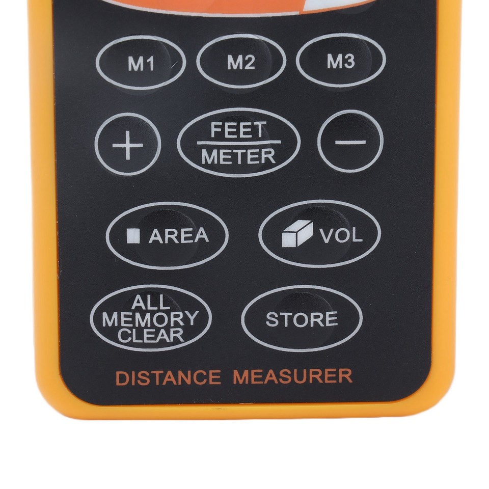 Distance Measure Meter Handheld Ultrasonic Meter Laser Range Finder ...