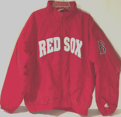 BOSTON RED SOX Vintage AL Full Zip Nylon Baseball Stitched Scripted MLB ...