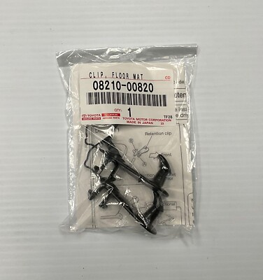 TOYOTA OEM FACTORY FLOOR MAT HOLD DOWN RETENTION CLIP SET 08210-00820 ...