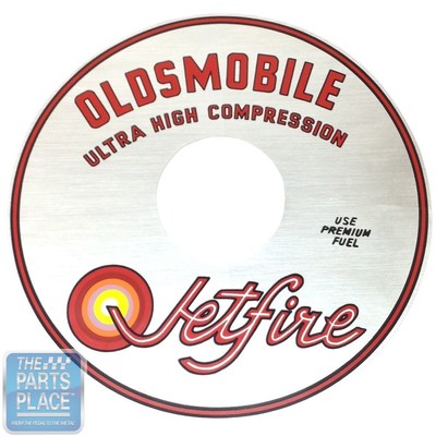 67 Cutlass 442 Jetfire Ultra High Compression Silver VINYL Air Cleaner ...