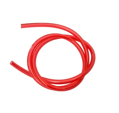 1 MÈTRE TUBE ESSENCE COULEUR ROUGE 5 X 8 MM MOTO SCOOTER CYCLOMOTEURS ...