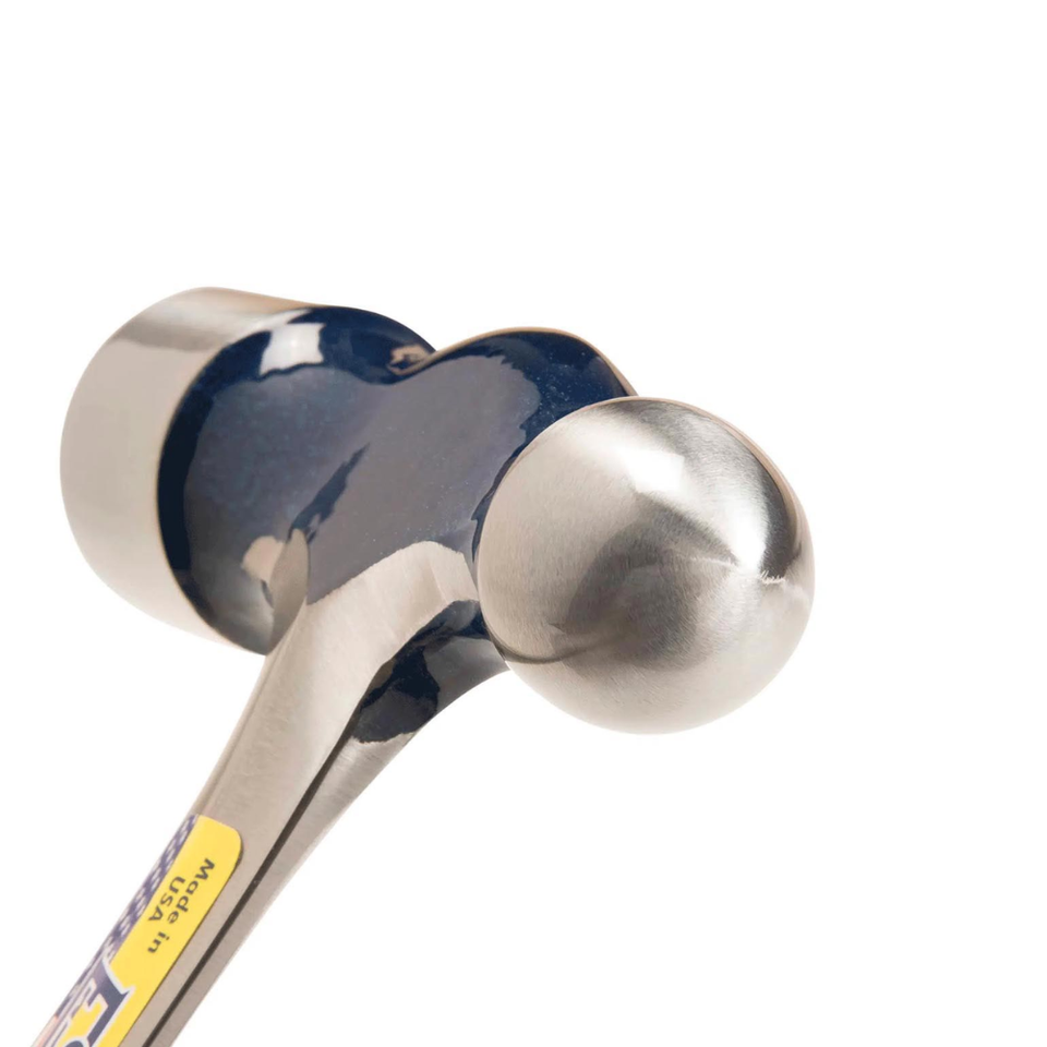 Estwing E3-24BP 24 oz. 13.5" Ball peen Hammer with Blue Shock Reduction ...