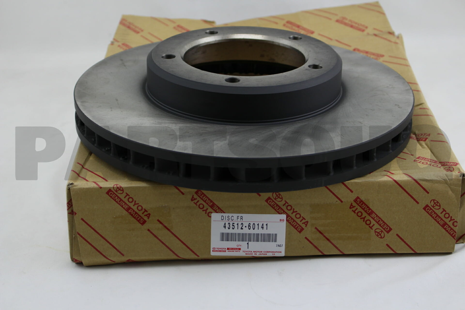 4351260141 Genuine Toyota DISC, FRONT 43512-60141 | eBay