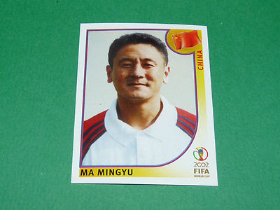 N°218 MA MINGYU CHINA CHINE PANINI FOOTBALL JAPAN KOREA 2002 COUPE ...