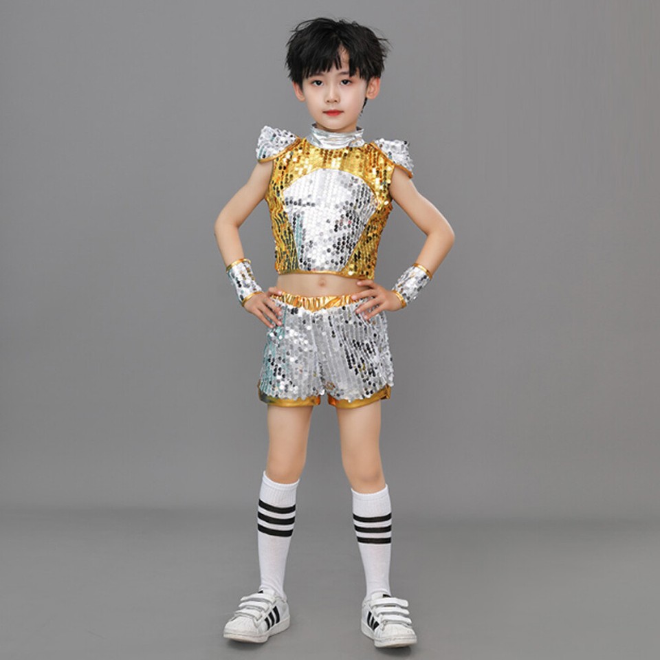 Children Sequins Jazz dance dress Costumes Ballet Ballroom Dancwear New ...