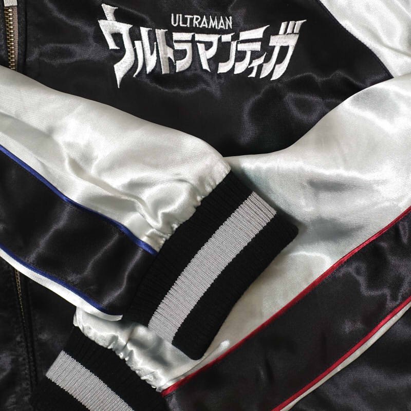 ULTRAMAN × Switch Planning Ultraman Tiga Embroidered Sukajan Jacket ...