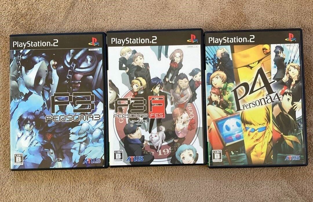 PS2 Persona 3 & 3 Fes Append Edition & 4 game set Japan | eBay