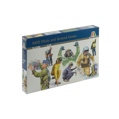 NATO PILOTS AND GROUND CREW KIT 1:72 Italeri Kit Figure Militari ...