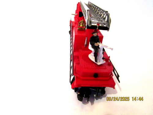 LIONEL RARE #3512 FIREMAN AND LADDER CAR W/SILVER LADDER /OB ...