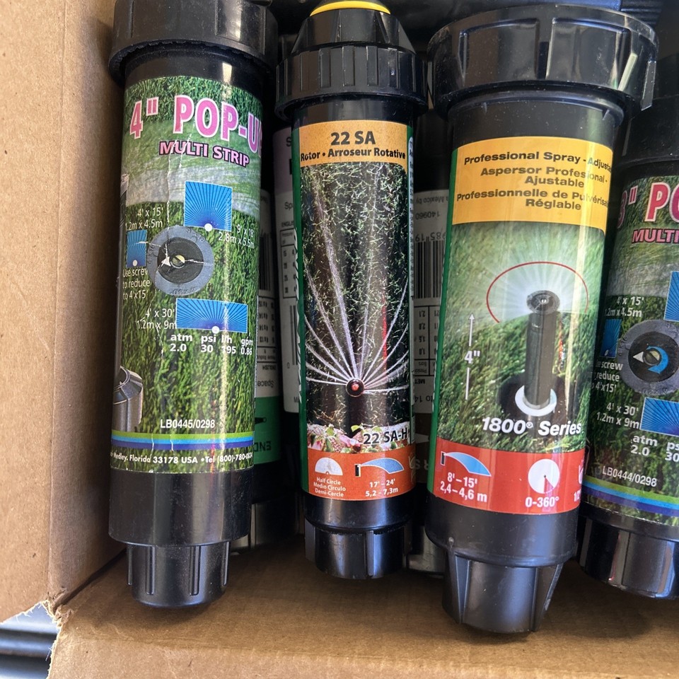 Lot Of Misc Rain Bird 3” Pop-Up Nozzle Pro Rotor New And Used 4 ...
