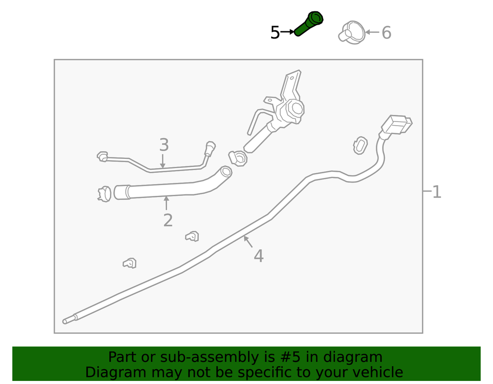 Genuine GM Capless Fuel Funnel 13580741 | eBay