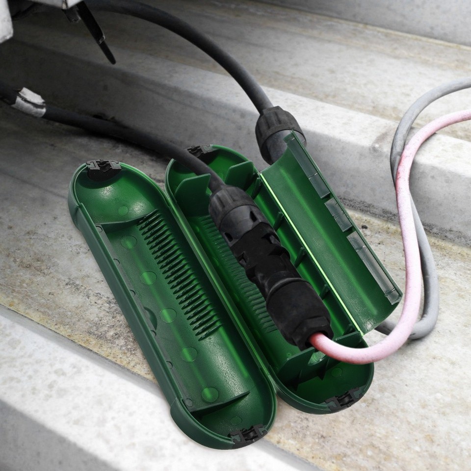 Socket Protection Box Outdoor Wire Cover Plug Protector Waterproof | eBay