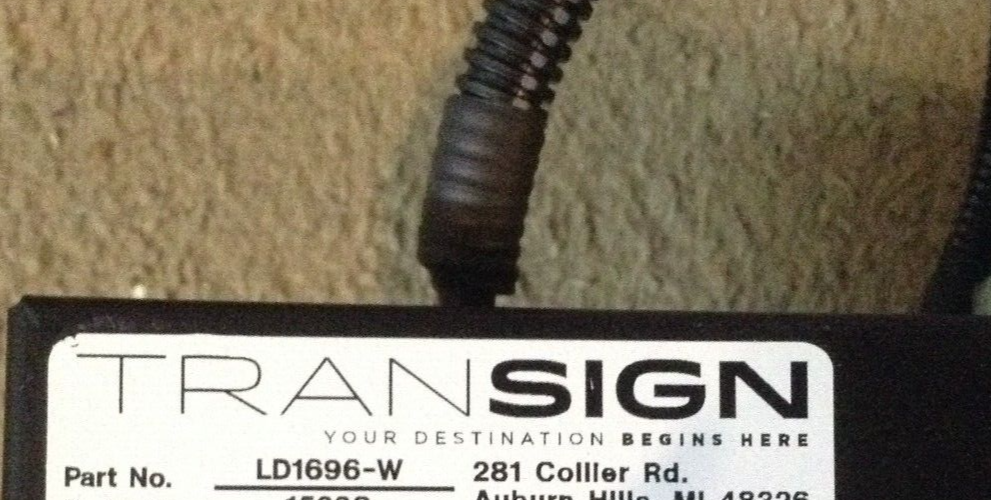 TRANSIGN DESTINATOR LD1696-W (16x96px) TRANSIT BUS DESTINATION SIGN ...