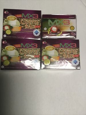 3BOXES MX3 COFFEE(high source Of VitC@ Calcium) &1Box Of Mx3 Plain 60 ...