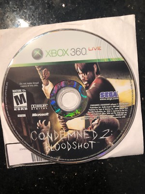Condemned 2 Bloodshot Xbox 360 Game DISC ONLY | eBay