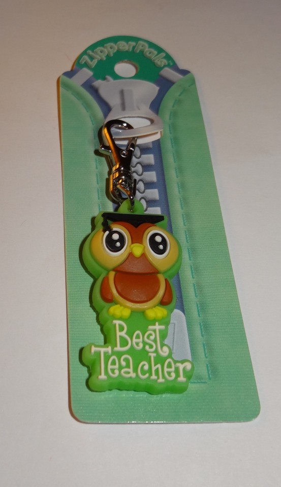 Zipper Pulls Kids Name Tag Zipper Pals ID Charm Backpack Bag Choose ...