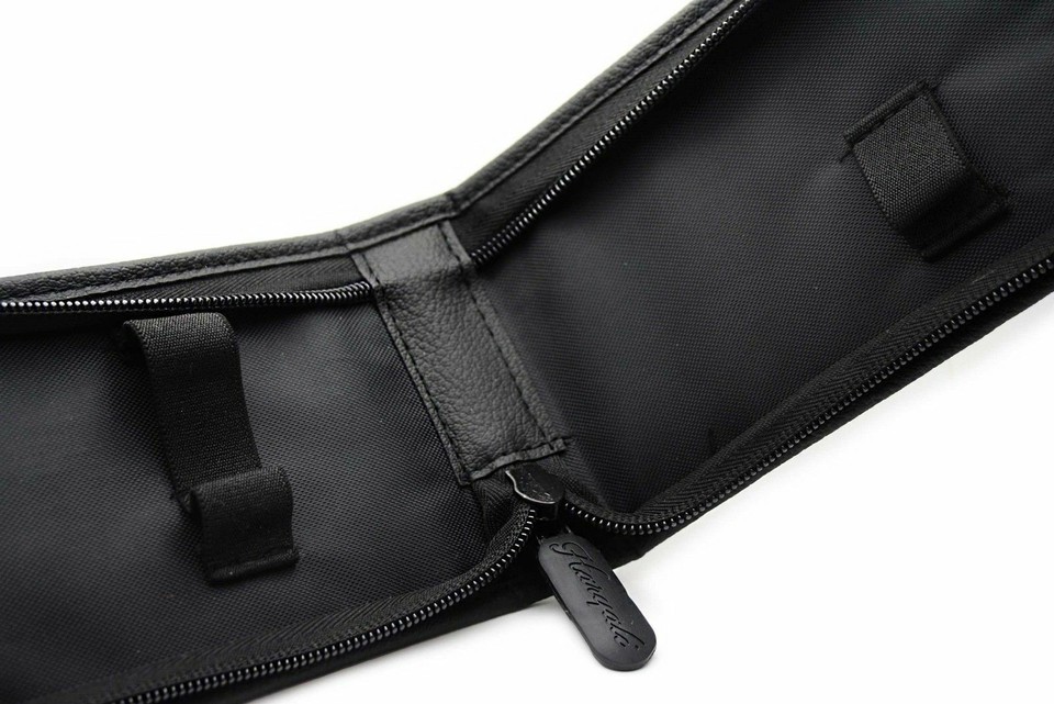 Travel Pouch Safety Razor and Brush Case with Zip Cosmetic Bag Shaving ...