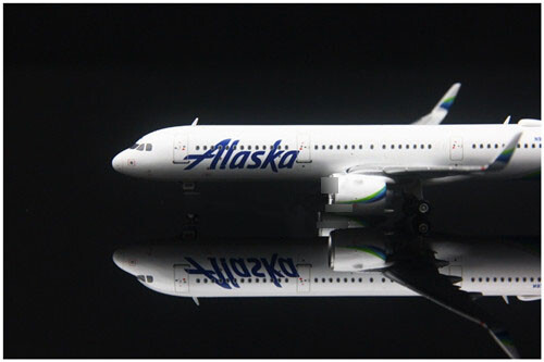 GeminiJets Alaska Airlines AIRBUS A321neo N928VA 1/400 DIECAST plane ...