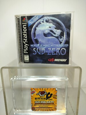 Mortal Kombat Mythologies Sub Zero (Sony PlayStation 1 Ps1, 1997) AS-IS ...