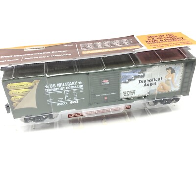 Menards O Gauge WW2 Commemorative Box Car New DIABOLICAL ANGEL | eBay