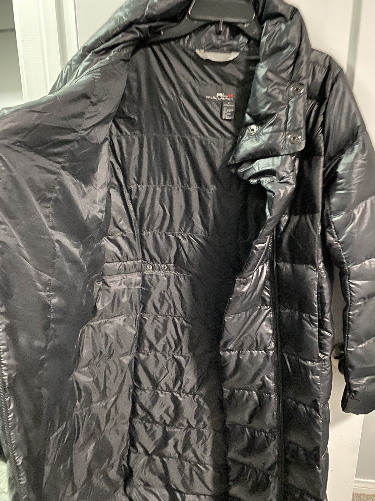 RLX Ralph Lauren Women’s Long Puffer Long Jacket Coat Black Size M | eBay