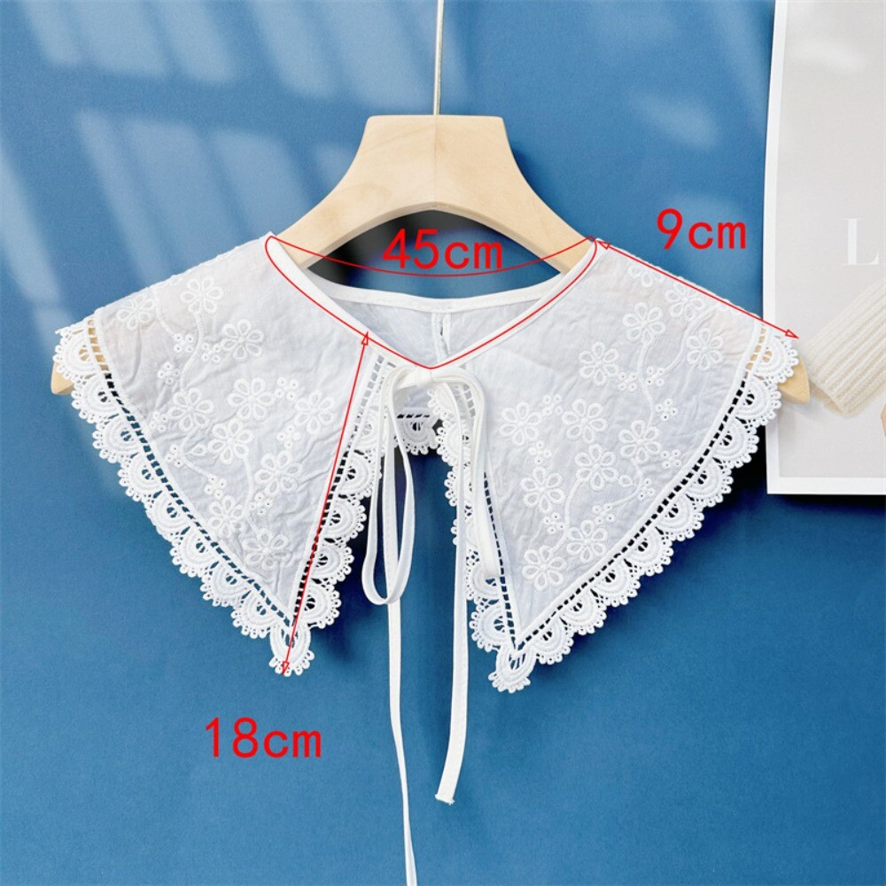 Collar Insignia Milk Silk Chiffon Collar Cloak Fake False Collars | eBay