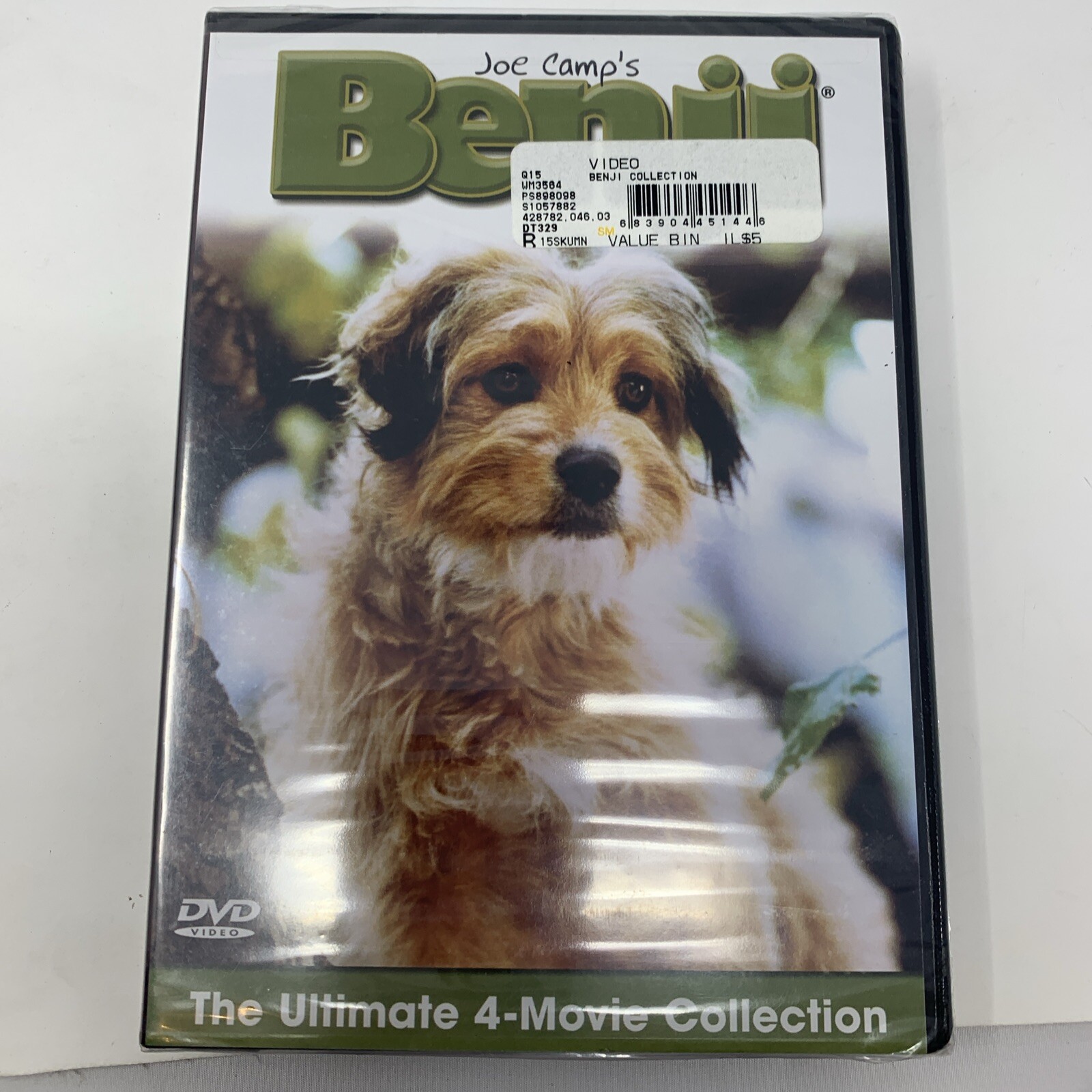 Benji Ultimate 4 Movie Collection DVD - Off the Leash For the Love Of ...