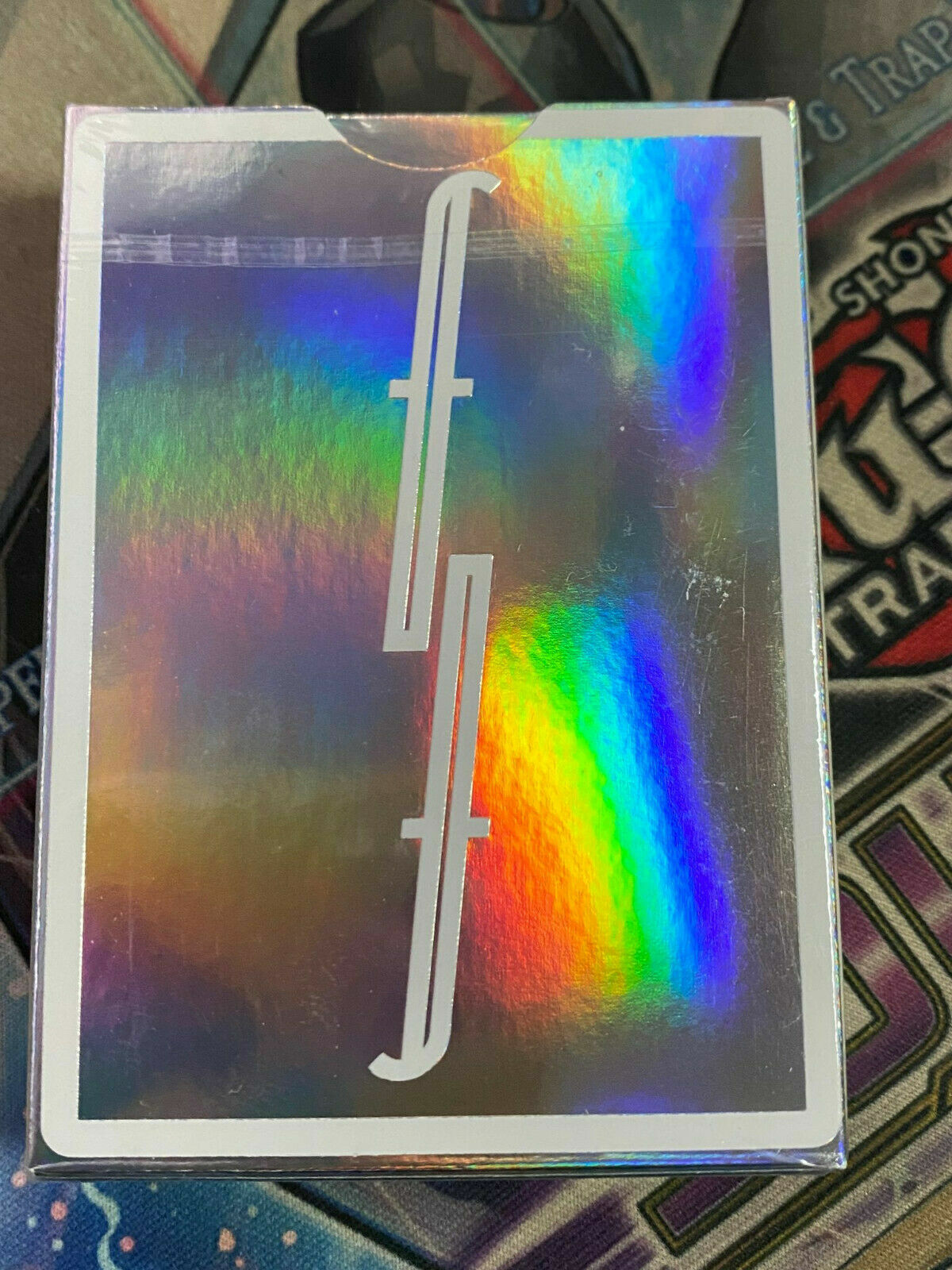 New Fontaine Silver Holographic Holo Playing Cards Deck !!!!! wynn ...