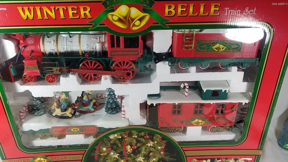 Winter Express Belle Train Set Christmas Train Animated Musical SEE ...