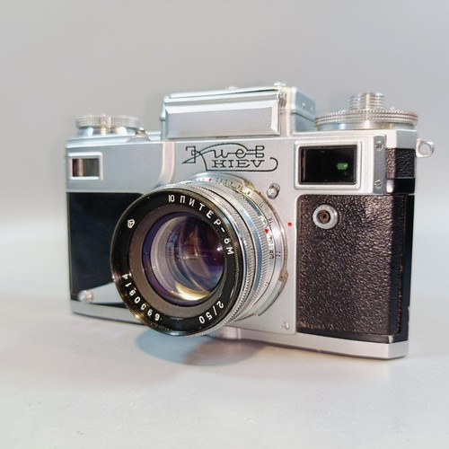 Kiev 4 Rangefinder Camera with Jupiter 8m 50mm f/2 Lens 1969 Made In ...