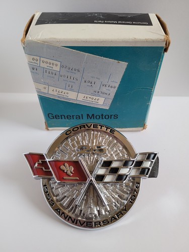 Vintage NOS GM 1953-1978 Anniversary Corvette Fuel Gas Cap Chrome ...