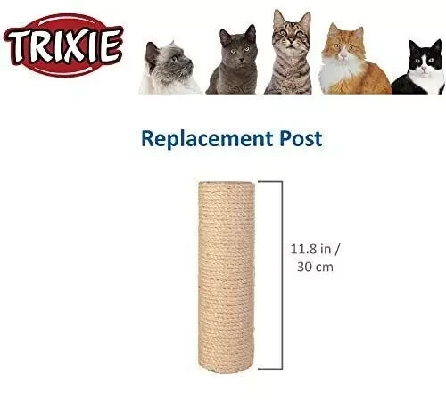 TRIXIE Replacement Sisal Post for Scratching Posts Cat Trees and Cat ...