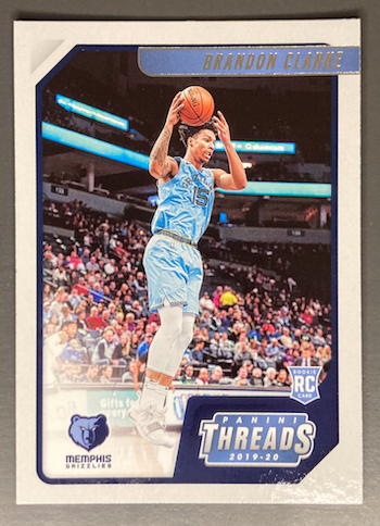 BRANDON CLARKE 2019-20 PANINI CHRONICLES THREADS ROOKIE | eBay
