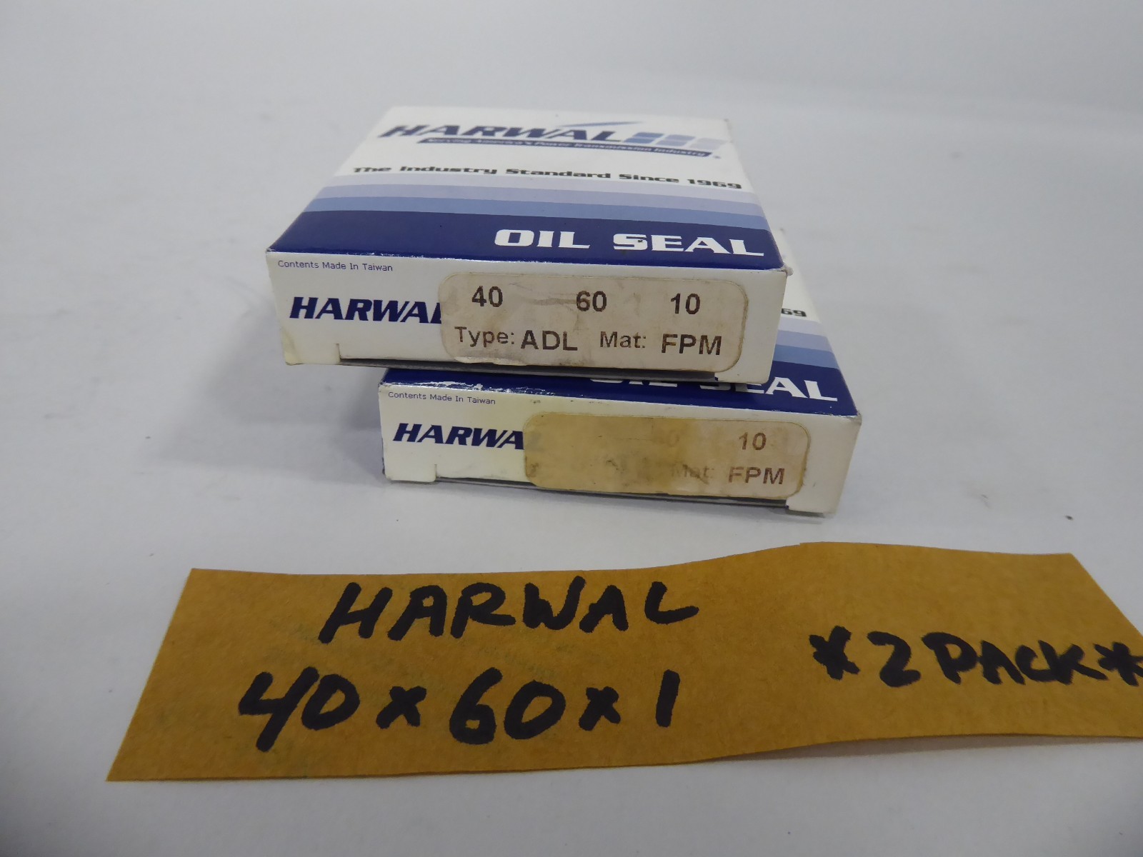 Harwal 40X60X1 Seal (Pack of 2) ADL Type FPM Material 40mm X 60mm X 1mm ...