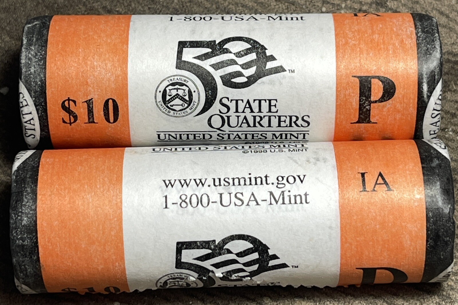 2004-P & D Iowa State Quarter Mint Wrapped Rolls BU | eBay