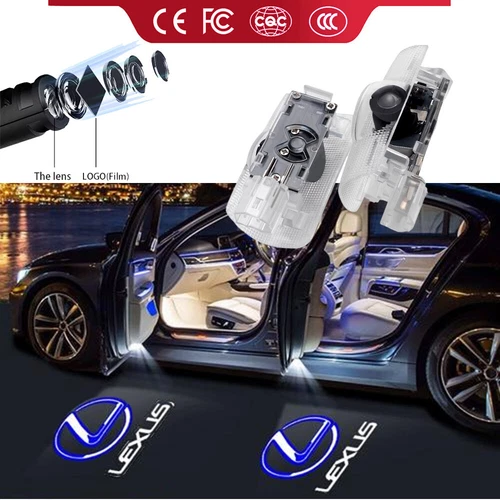 2Pcs LED Door Courtesy Light Shadow Laser Projector Fit For Lexus ES IS ...