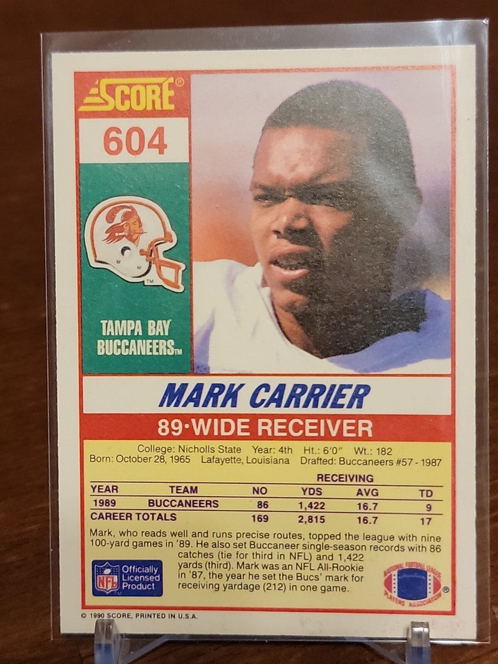 1990 Score Mark Carrier #604 | eBay
