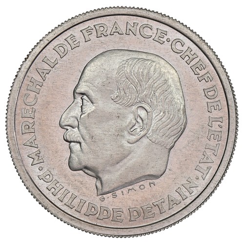 France - pattern coin Of 10 Pétain 1941 By Simon - Aluminium - MS - GEM ...