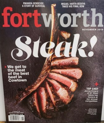 Fort Worth Nov 2019 Steak Top Chef Jenna Kinard FREE SHIPPING CB | eBay