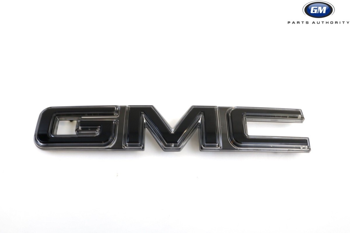 Gmc Logo 63881 2024 Terrain | Emblems | Black GMC | Front Grille