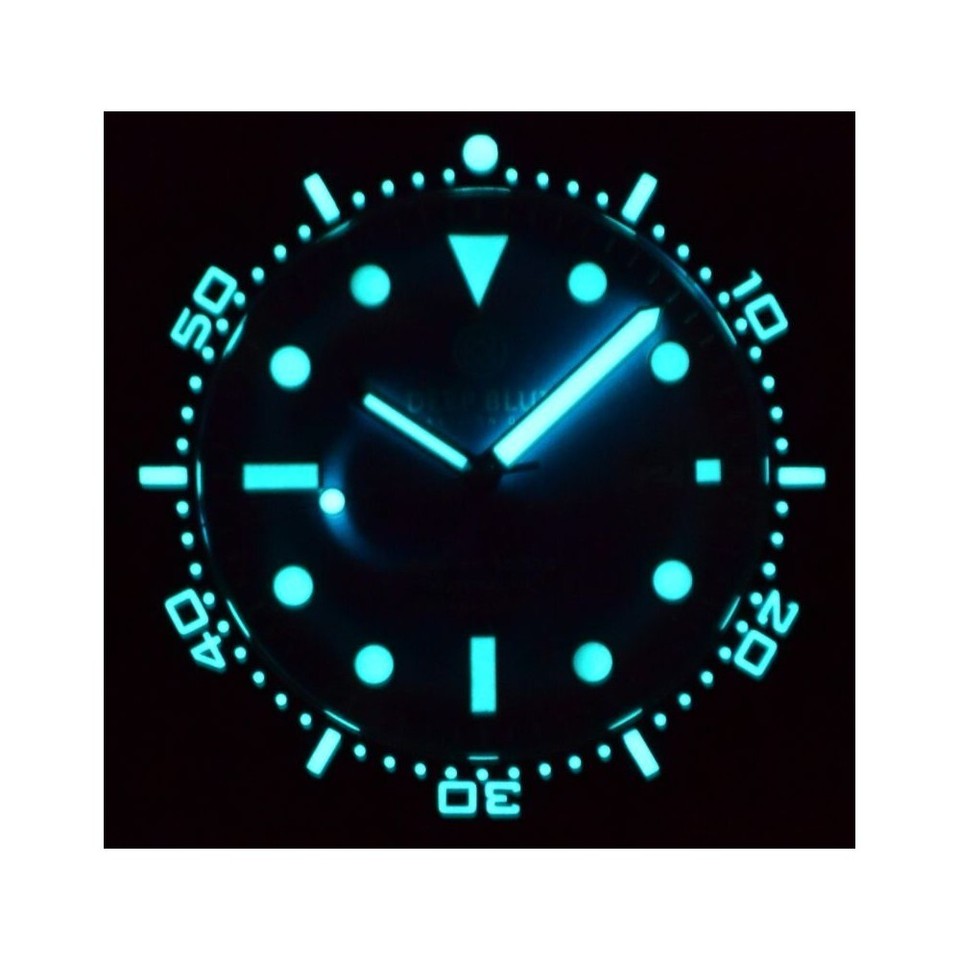Deep Blue Master 1000 II 44mm Automatic Men's Diver Watch Black Blue ...