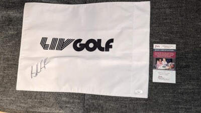 BROOKS KOEPKA Signed Autographed LIV GOLF PIN FLAG with JSA COA | eBay