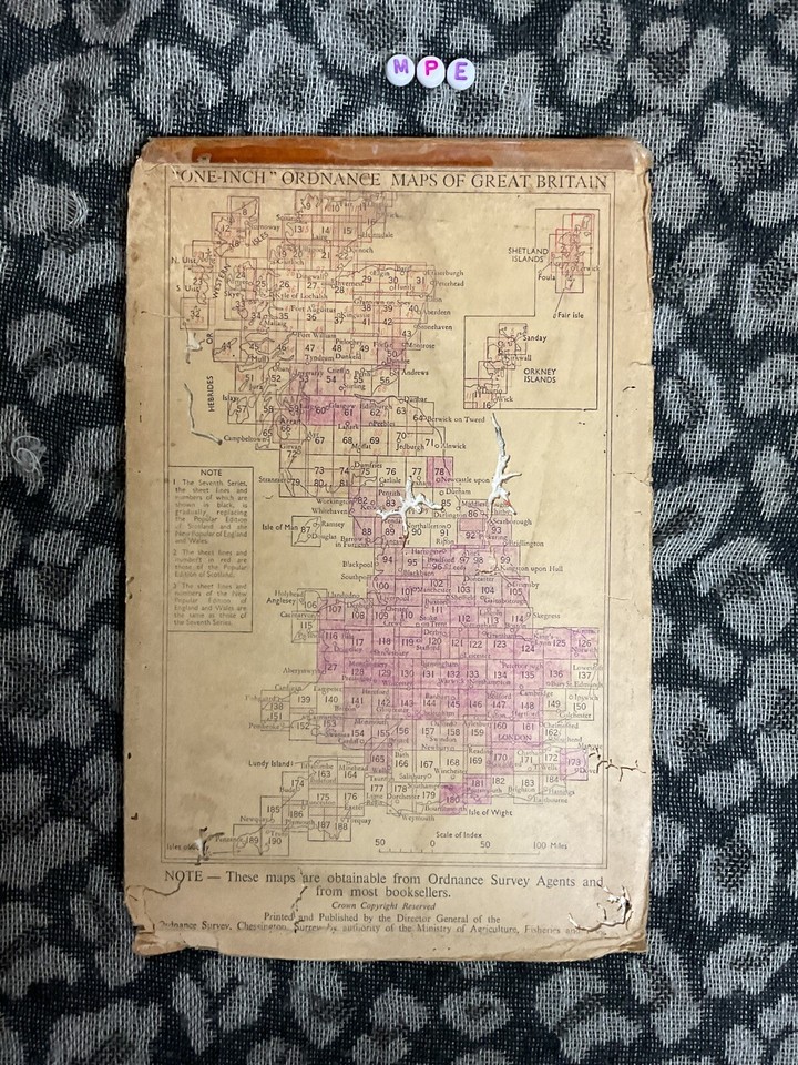 Vintage 1950s Ordnance Survey Map Atlas , CHESTER | eBay