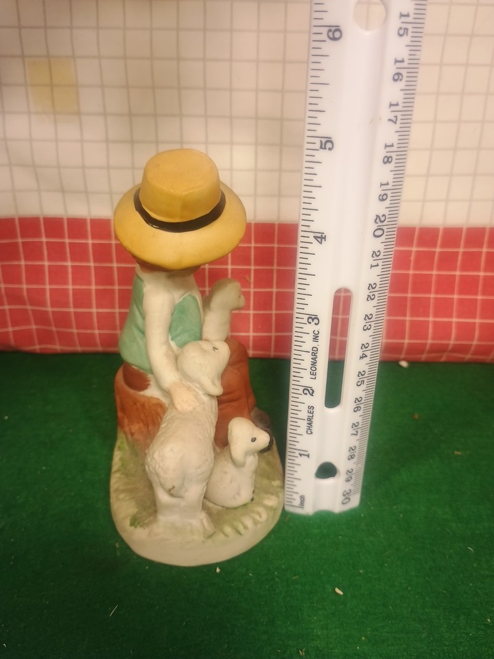 Little Shepherd Boy Ceramic Figurine Action Imports Cheswick PA | eBay