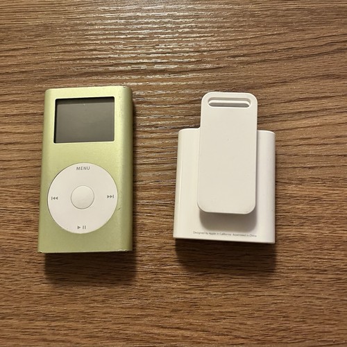 Apple M9435ll Ipod Mini 1st Gen With Apple Belt clip holder NOT TESTED ...