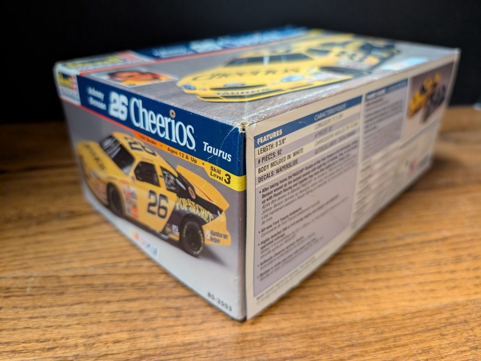 Vintage Revell Johnny Benson #26 Cheerios Ford Taurus Model Kit 1:24 ...