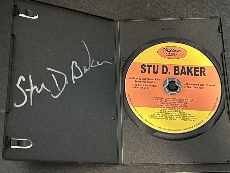 STU D. BAKER ALBUM - Stuart Daniel Baker (The Creator of Unknown Hinson ...