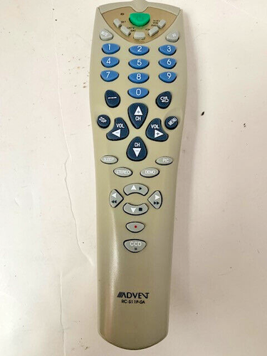 ADVENT Remote Control Model# RC-S11P-0A / AS-IS (Untested/Powered Up ...