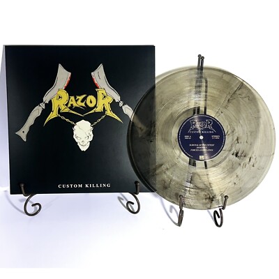 RAZOR Custom Killing LP HRR 2021 Press Clear/Black Marble Vinyl ...